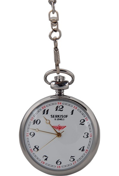 Serkisof 18 Jewel Köstekli Cep Saati Serkisof 18 Jewel Köstekli Cep Saati