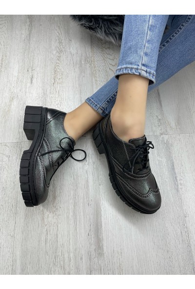 Colors Step Colorsstep Potifo Kalın Taban Maskülen Oxford Ayakkabı Füme Colors Step Colorsstep Potifo Kalın Taban Maskülen Oxford Ayakkabı Füme