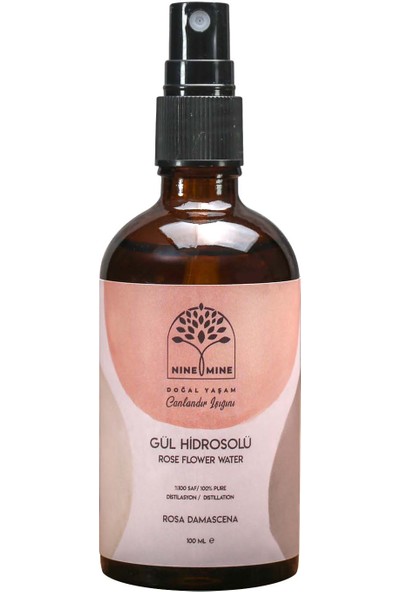 Nine&Mine Doğal Yaşam Gül Hidrosolü (Rosa Damascena Flower Water) (100 Ml) Nine&Mine Doğal Yaşam Gül Hidrosolü (Rosa Damascena Flower Water) (100 Ml)