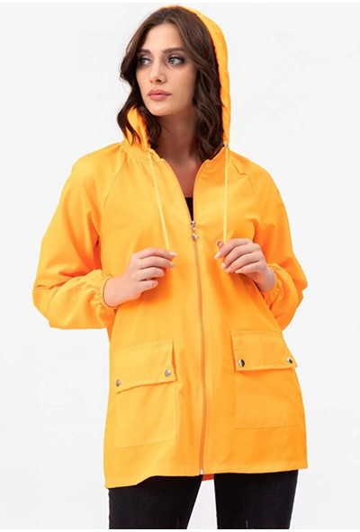 Giyoni Store Çift Cepli Yağmurluk
