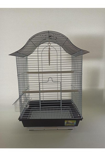 EuroGold 1218A Kuş Kafesi 34,5 x 28 x 54,5 cm Siyah Kanarya Muhabbet Kuşu Için EuroGold 1218A Kuş Kafesi 34,5 x 28 x 54,5 cm Siyah Kanarya Muhabbet Kuşu Için