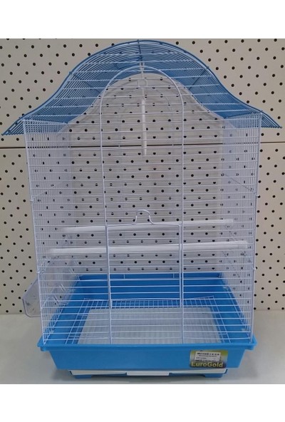 EuroGold 1218A Kanarya Muhabbet Kuşu Için Kuş Kafesi Mavi 34,5 x 28 x 54,5 cm EuroGold 1218A Kanarya Muhabbet Kuşu Için Kuş Kafesi Mavi 34,5 x 28 x 54,5 cm
