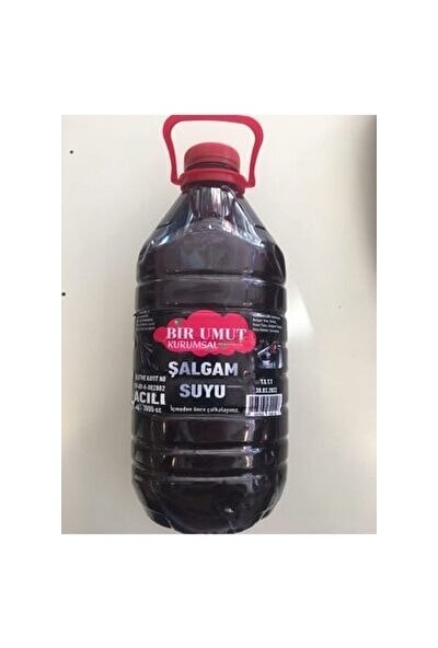 Alaca Bir Umut Acılı Şalgam Suyu 3 Lt Alaca Bir Umut Acılı Şalgam Suyu 3 Lt