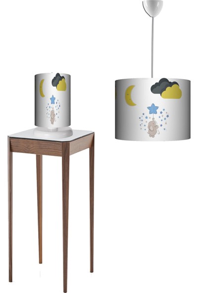 Trend Avize 1 Adet Avize 1 Adet Abajur Modern Çocuk ve Bebek Odası Avize Seti Trend Avize 1 Adet Avize 1 Adet Abajur Modern Çocuk ve Bebek Odası Avize Seti