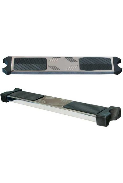 Gemaş Paslanmaz Çelik Aısı 304 Kalite Merdiven Basamağı - Lastik Pedli Ø42 mm Boru Için Genişlik 500 mm Gemaş Paslanmaz Çelik Aısı 304 Kalite Merdiven Basamağı - Lastik Pedli Ø42 mm Boru Için Genişlik 500 mm