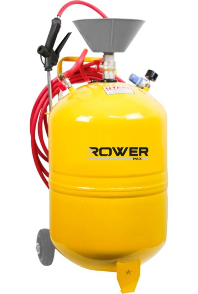 Rowermax 80 Lt. Köpük Sıvı Püskürtme Tankı 8 Metre Hortumlu Tabancalı