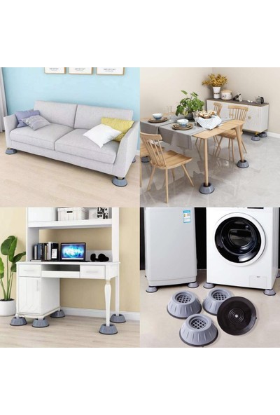 Webinay Home 12 Adet Robot Süpürge Için Mobilya Ayak Yükseltici Aparat Stoper Webinay Home 12 Adet Robot Süpürge Için Mobilya Ayak Yükseltici Aparat Stoper
