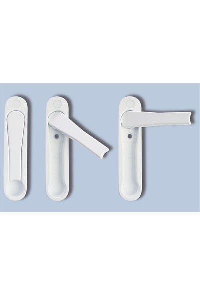 Roto Sürmeler Için Gömme Kol Beyaz Roto Sürmeler Için Gömme Kol Beyaz