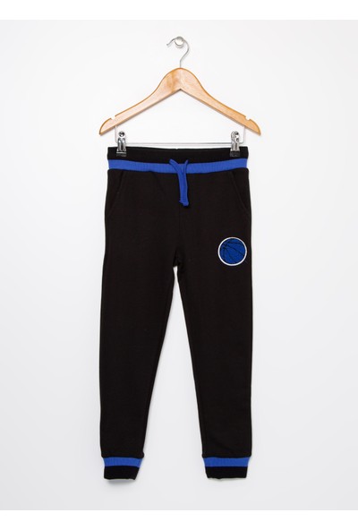 Limon Nakisli Siyah Erkek Çocuk Sweatpant Limon Nakisli Siyah Erkek Çocuk Sweatpant