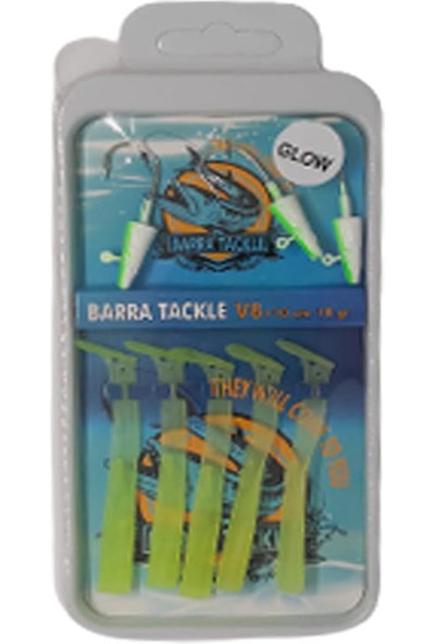 Barra Tackle V8 Silikon Yem 10 cm 10 gr Green Head Glow Barra Tackle V8 Silikon Yem 10 cm 10 gr Green Head Glow
