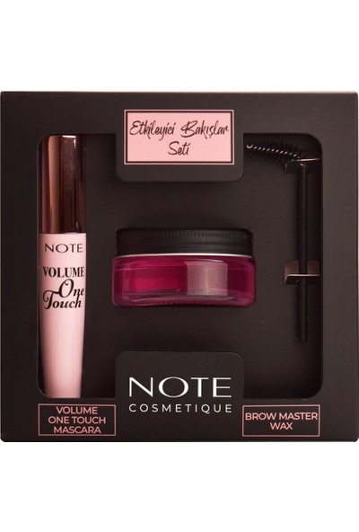 Note Etkileyici Bakışlar Maskara ve Wax 2'li Seti Note Etkileyici Bakışlar Maskara ve Wax 2'li Seti