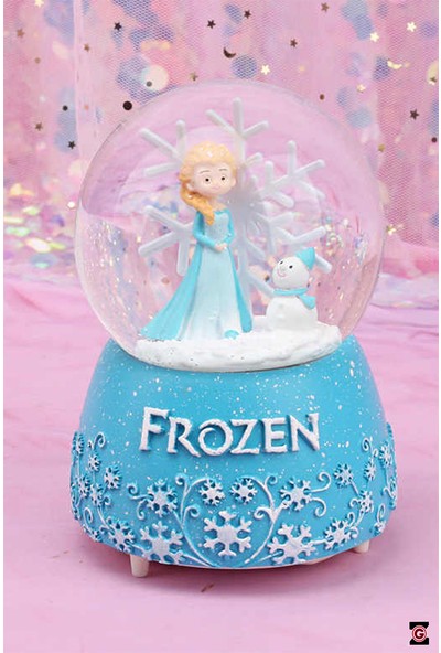 Zemtigo Frozen Elsa ve Olaf Tasarımlı Renk Değiştiren Işıklı Müzikli Kar Taneli Orta Boy Kar Küresi Zemtigo Frozen Elsa ve Olaf Tasarımlı Renk Değiştiren Işıklı Müzikli Kar Taneli Orta Boy Kar Küresi