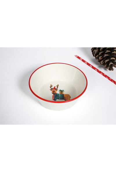 Happy Folks Yılbaşı Temalı Snow Deer HNYB104 Kase Happy Folks Yılbaşı Temalı Snow Deer HNYB104 Kase