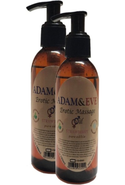 Adam & Eve Aromaterapi Unisex Özel Çilekli Masaj Yağı Pureedible Strawberry Flavormassage Oil 125 ml 2ADET Adam & Eve Aromaterapi Unisex Özel Çilekli Masaj Yağı Pureedible Strawberry Flavormassage Oil 125 ml 2ADET