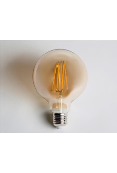 Cata Ct- 4287 6W Dekoratif Rustik LED G125 Glop Ampul (E27) Amber Cata Ct- 4287 6W Dekoratif Rustik LED G125 Glop Ampul (E27) Amber