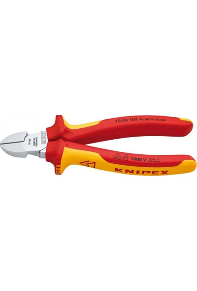 Knipex 70 06 180 Yan Keski Vde 180 mm