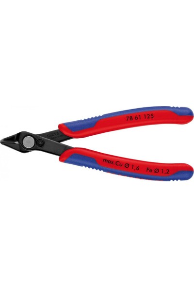 Knipex 78 61 125 Elektronikçi Yan Keski F6 125 mm Super Knips Knipex 78 61 125 Elektronikçi Yan Keski F6 125 mm Super Knips