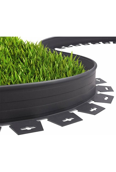 Mgf Çim Ayırıcı Esnek Plastik Çim Sınırlayıcı Bordür Taş Toprak Ayıracı Siyah Mgf Çim Ayırıcı Esnek Plastik Çim Sınırlayıcı Bordür Taş Toprak Ayıracı Siyah
