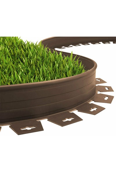 Mgf Çim Ayırıcı Esnek Plastik Çim Sınırlayıcı Bordür Taş Toprak Ayıracı Kahverengi Mgf Çim Ayırıcı Esnek Plastik Çim Sınırlayıcı Bordür Taş Toprak Ayıracı Kahverengi