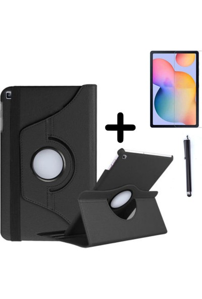 Gogoplus Samsung Galaxy Tab A7 Lite SM-T220 Dönebilen Tablet Kılıfı + Ekran Koruyucu + Kalem Seti - Siyah Gogoplus Samsung Galaxy Tab A7 Lite SM-T220 Dönebilen Tablet Kılıfı + Ekran Koruyucu + Kalem Seti - Siyah