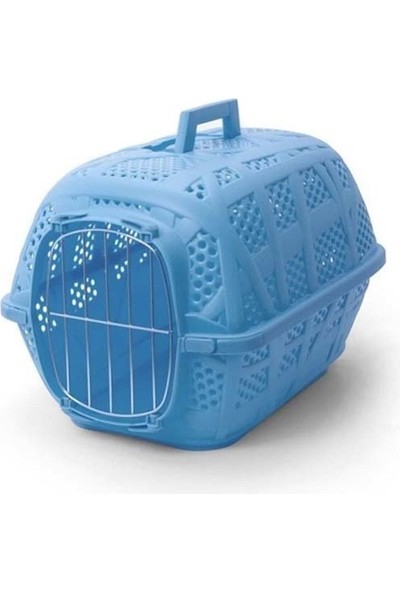 Imac Carry Sport Metal Kapılı Köpek Taşıma Çantası Mavi 48X34X32 cm