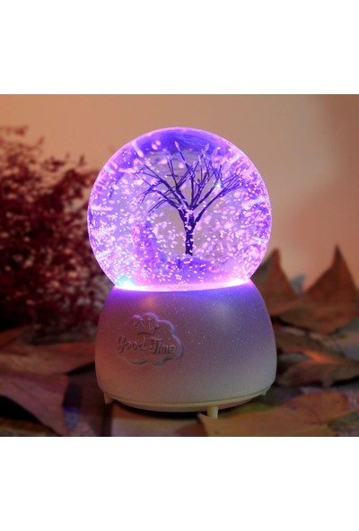 Hayat Agacı Müzikli Kar Küresi 15X10 cm