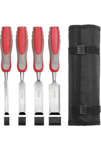 Beauty Life Saklama Çantası ile Marangozluk Için 5 Adet Ahşap Keski (Yurt Dışından)