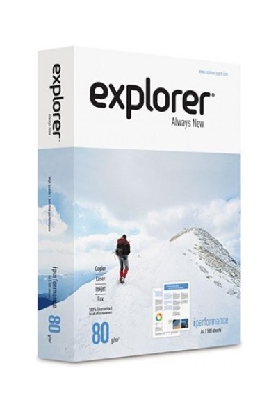Explorer Fotokopi Kağıdı A4 80GR 500'LÜ Paket Explorer Fotokopi Kağıdı A4 80GR 500'LÜ Paket