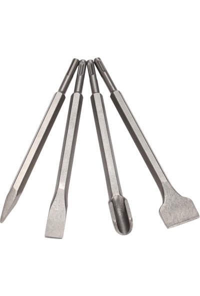 Beauty Life 4ADET Sds Plus Keski Ayar Noktası Yiv Oyma Düz Keskiler (Yurt Dışından)