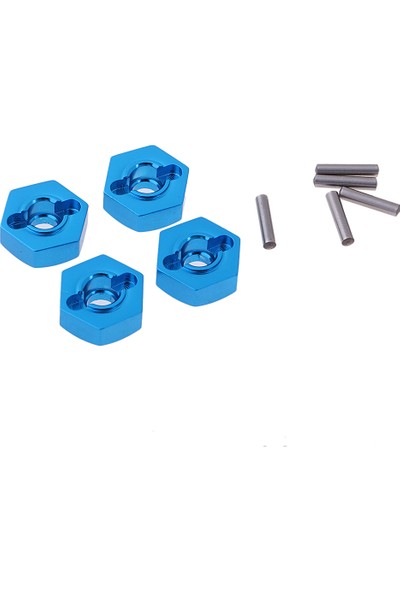 Metal 12MM Tekerlek Hex Drive Hub Mavi Hsp 1/10 On-Road Model Araba Için