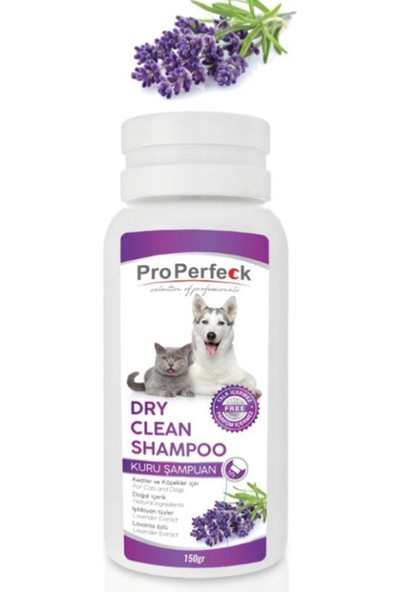 Pro Perfeck Kedi Köpek Kuru Toz Lavanta Kokulu Şampuan 150 gr Pro Perfeck Kedi Köpek Kuru Toz Lavanta Kokulu Şampuan 150 gr