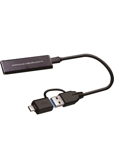 Flameer Nvme Ssd Sata Katı Hal Sürücü Dış Muhafaza Adaptörü Kılıf 10 Gbps Siyah (Yurt Dışından) Flameer Nvme Ssd Sata Katı Hal Sürücü Dış Muhafaza Adaptörü Kılıf 10 Gbps Siyah (Yurt Dışından)