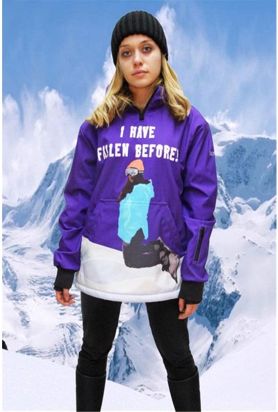 Snowsea Özel Tasarım Snowboard Montu, Kadın Kayak Montu