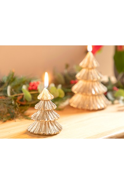 English Home Glossy Mum 6.5 x 6.5 x 8 cm Gold