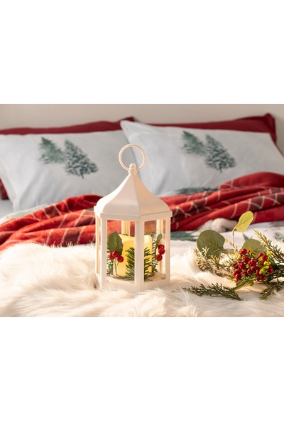 English Home Chris Ledli Fener 20 cm Beyaz