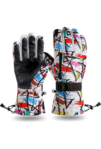 Golovejoy Kış Kayak Kar Eldivenleri Kadın Erkek Su Resisatnt (Yurt Dışından)