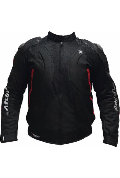 Prosev Hörgüçlü Motosiklet Montu 195 Kırmızı-Siyah X-S Prosev Hörgüçlü Motosiklet Montu 195 Kırmızı-Siyah X-S