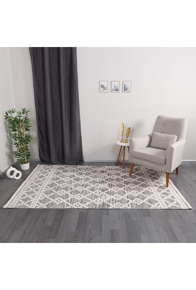 Halıstores Iskandinav Desenli Dekoratif Halı B585X