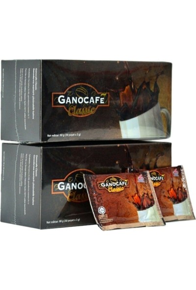 Gano Excel Classic Coffee Derma Mantarlı Kahve 60 Poşet (2 Kutu) Gano Excel Classic Coffee Derma Mantarlı Kahve 60 Poşet (2 Kutu)