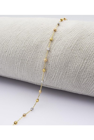 latif kuyumcu 14 Ayar Altın Dorika Bileklik LKSBLK963