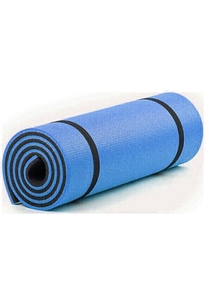 Slipt Çift Taraflı Yoga Minderi ve Spor Matı Mavi 16 mm Slipt Çift Taraflı Yoga Minderi ve Spor Matı Mavi 16 mm