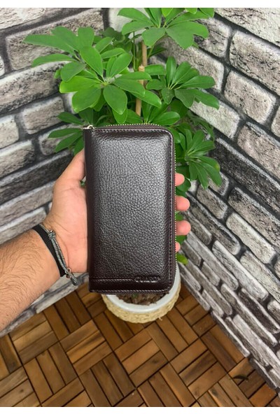 Guard Kahverengi Fermuarlı Portföy Cüzdan