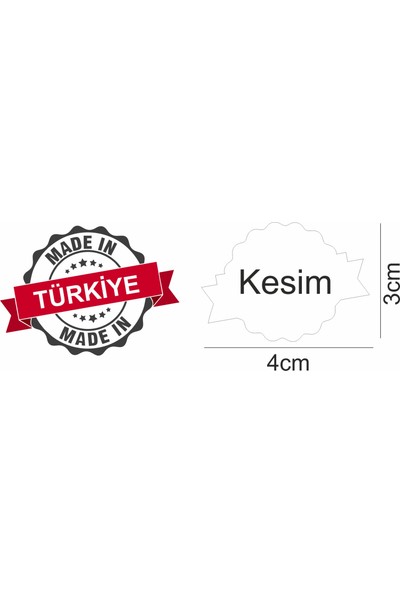 Etiket Sanatı Made In Türkiye Etiketi 1 Paket 1000'LI Etiket Sanatı Made In Türkiye Etiketi 1 Paket 1000'LI