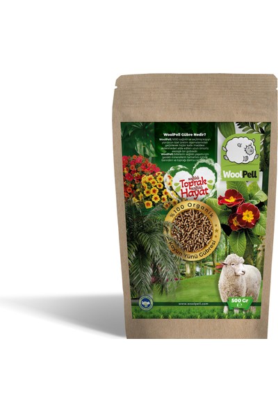 Woolpell Organik Koyun Yünü Gübre 500GR.