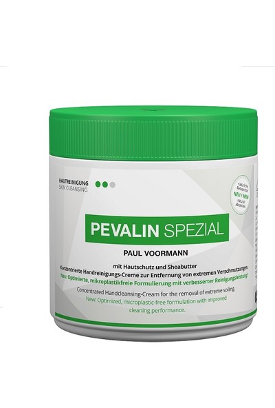 Pevalin Spezial 500 ml Ağır Yağlı, Boyalı ve Yapışkan Kirlilikler Için El Temizleme Kremi -