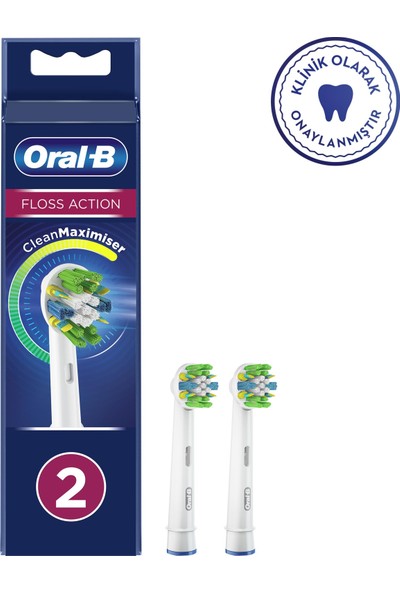Oral-B Şarjlı Diş Fırçası Yedek Başlığı Floss Action 2'li