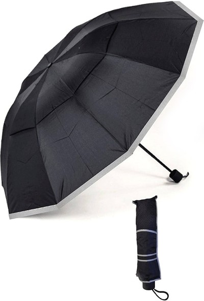 Marlux Siyah Çift Katlı Protokol Unisex Şemsiye M21MAR207CKR001 Marlux Siyah Çift Katlı Protokol Unisex Şemsiye M21MAR207CKR001