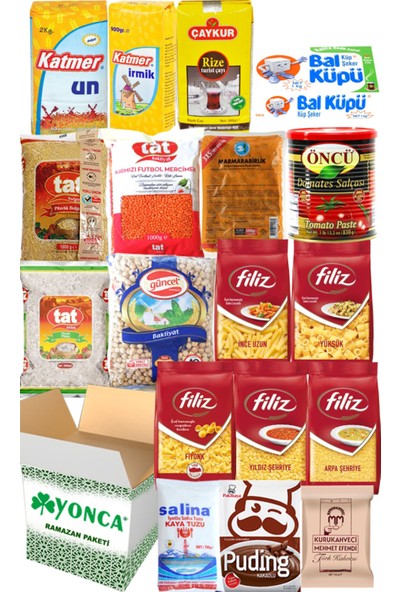 Ramazan Erzak Yardım Paketi Kolisi 18 Parça No:9