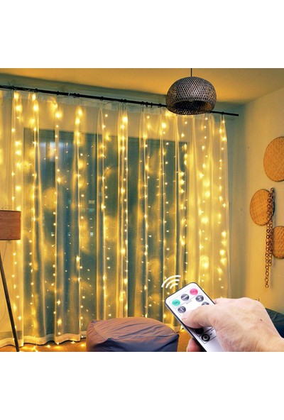 Coverzone Kumandalı 2 x 2 Metre Elektrikli Yılbaşı Süsleme Gün Işığı Kumandalı Animasyonlu Perde LED Coverzone Kumandalı 2 x 2 Metre Elektrikli Yılbaşı Süsleme Gün Işığı Kumandalı Animasyonlu Perde LED