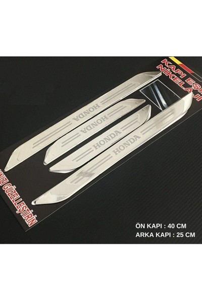 Hld Honda Kapı Eşik Nikelajı Lüks Krom Görünüm